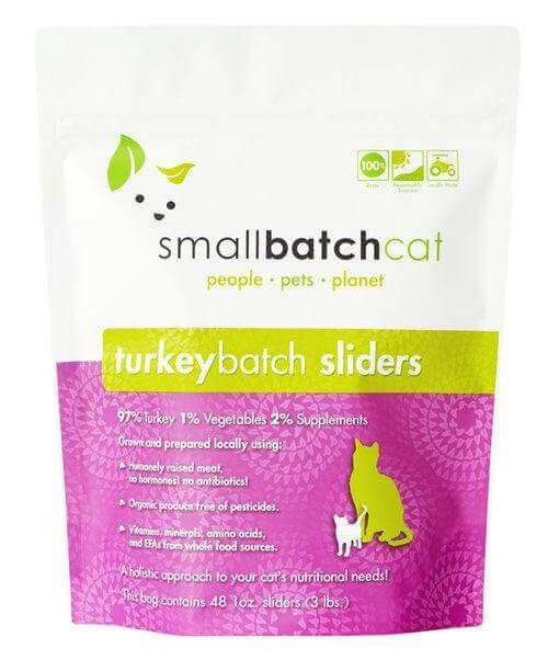 Smallbatch Turkey Cat Food - Premium Raw 3lb Diet